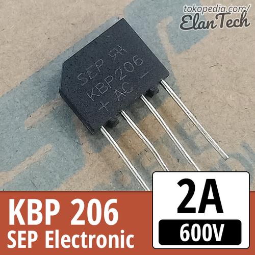 Jual Diode Bridge KBP206 2A 600V SEP KBP 206 Dioda Sisir Elantech ...