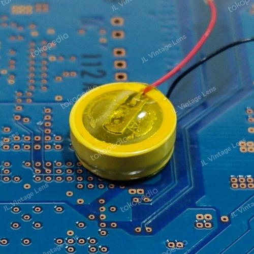 Jual LIR1040 3.6V 35mAh Rechargeable with wire Button lithium Battery ...