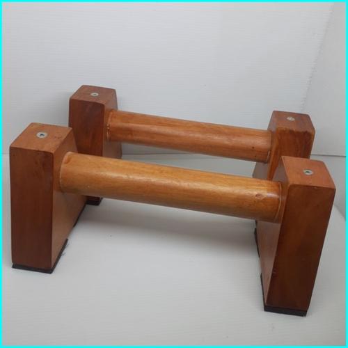 Jual Alat Bantu Push Up Bar Mini Parallettes Calisthenic Kayu Rofit ...