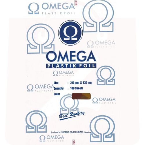 Jual Omega Plastik Foil Transfer Tulisan Hitam ke Warna Emas / Gold ...
