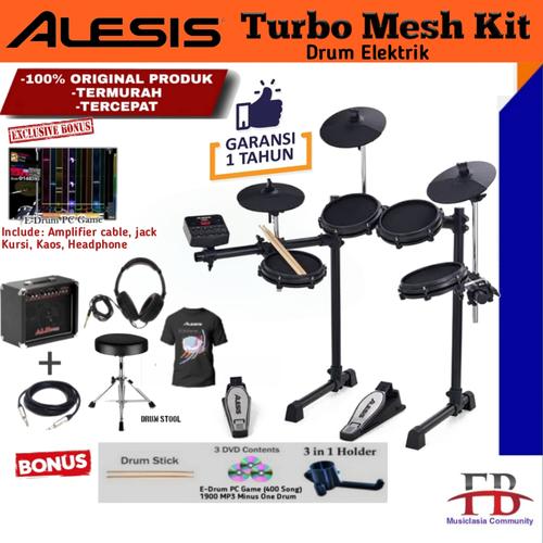 Jual Drum Elektrik Alesis TURBO MESH KIT Electric Drum Set - Drum bonus - Kota Bekasi - favebox ...