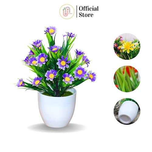 Jual Tanaman Hias Plastik Bunga Krisan Pajangan Dekorasi Rumah ...
