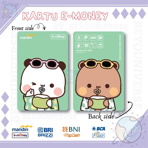 Jual Emoney BUBUDUDU Cute Couple Flazz gen 2 Mandiri BNI BRI BCA E-toll ...