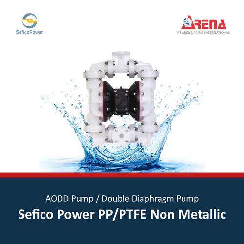 Jual Double Diaphragm Pump Pompa AODD Sefico Power Non-Metallic PP/PTFE ...