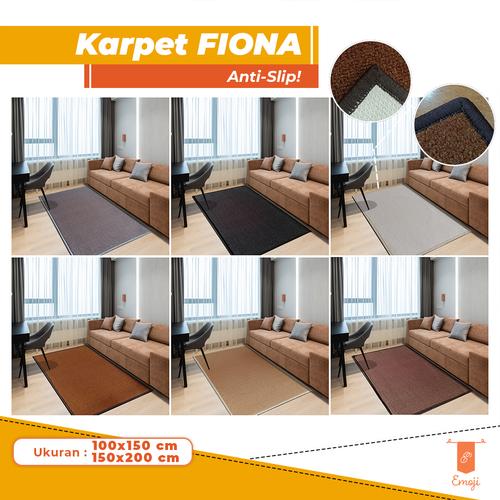 Promo Karpet Polos Alas Lantai Minimalis FIONA Anti Slip 100x150 cm ...