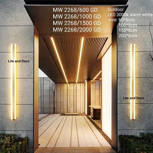 Jual LAMPU DINDING LED LINEAR SIMPLE GOLD - 150CM, GOLD - Jakarta Utara ...
