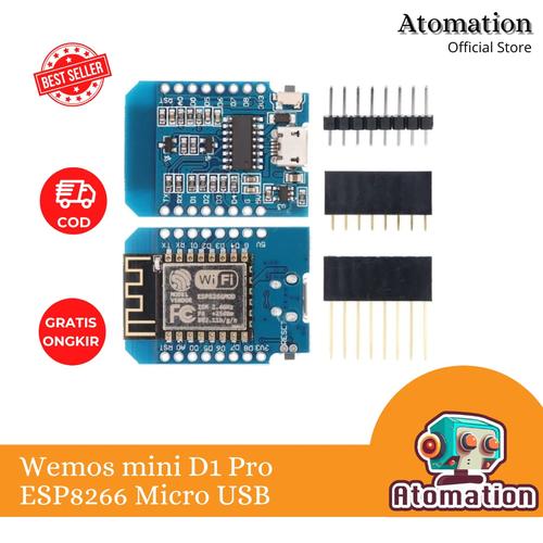 Jual ESP8266 WeMos D1 Mini Pro V3.0 ESP8266 Nodemcu - Kab. Sleman ...