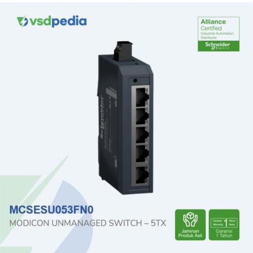 Promo SCHNEIDER CONNEXIUM MODICON SWITCH - 5TX MCSESU053FN0 Cicil 0% 3x ...