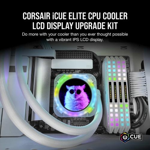 Jual CORSAIR iCUE ELITE CPU Cooler LCD Display Upgrade Kit - Ice ...