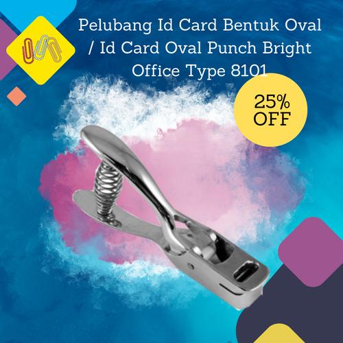 Jual ID CARD OVAL PUNCH NO. 8101 BRIGHT OFFICE / PEMOTONG ID CARD - Kota Surabaya - Grosir ATK ...