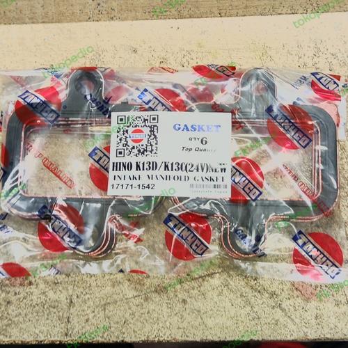 Jual Gasket Intake Manifold Hino K13C K13D 17171-1542 Packing Hawa Hino ...