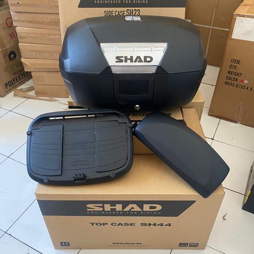 Jual SHAD BOX SH44 KAPASITAS 44 LITER BASE PLATE SH44 BACKREST SH44 SET ...