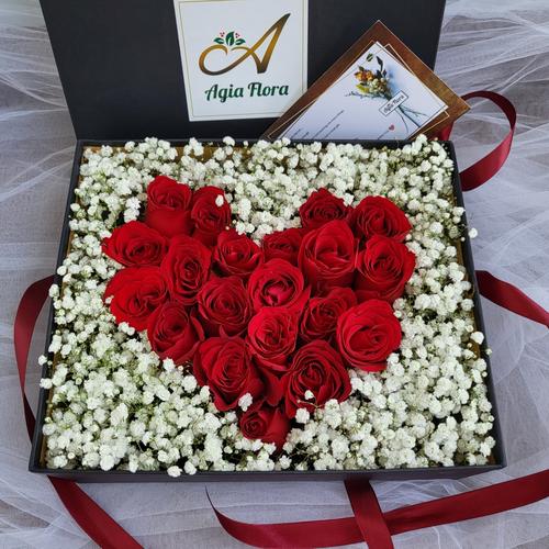 Jual Rosa Box Grande / Red Rose Premium Design / Gift Box / Bloom Box ...