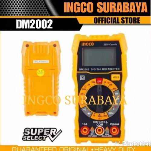 Jual READY STOCK INGCO DM2002 DIGITAL MULTIMETER MULTITESTER MULTI ...