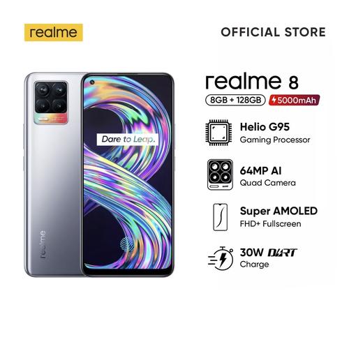 Jual HP REALME 8 8/128 GB - REALME 8 RAM 8GB ROM 128GB GARANSI RESMI ...