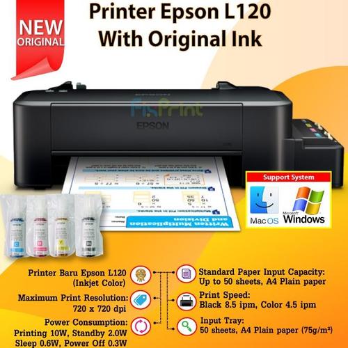 Jual Printer Epson L120 Ink Tank Printer Epson L120 L 120 l120 Infus ...