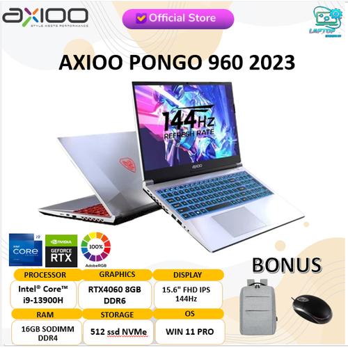 Promo Laptop Axioo Pongo 960 gen2 rtx4060 i9 13900h 16gb 512ssd 144hz ...