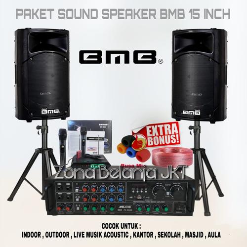 Jual PAKET SOUND SYSTEM KARAOKE 2 SPEAKER 15 INCH BMB PASIF - Jakarta ...