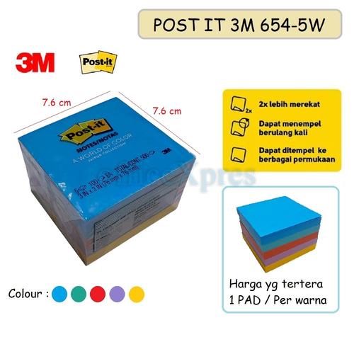 Jual Sticky note / Kertas Tempel / Kertas Memo / Note Paper 3M SNT 654 ...