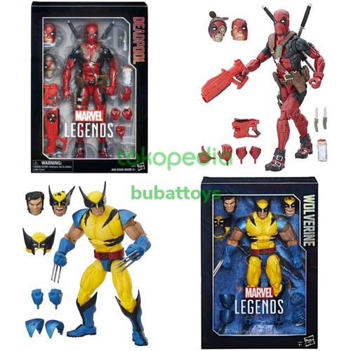 Jual HASBRO MARVEL LEGENDS 12 INCH DEADPOOL & WOLVERINE SET FIGURE ...