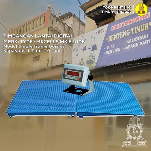 Jual Floor Scale MK E1005 kap 2 ton ada ram tanjakan uk 120x60cm dan timbangan lantai ukuran ...