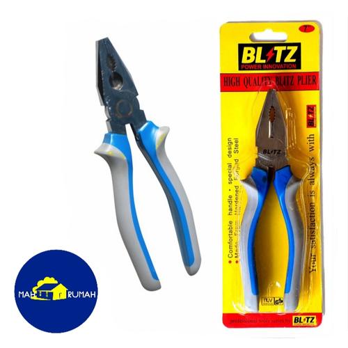 Jual Tang KOMBINASI 7" 7 inch ABU CHROME Tang Jepit Karet - BLITZ 7 ...