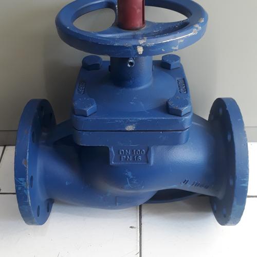 Jual globe valve flange ksb-boa-h 4"inch bellow seal DN 100 PN 16 ...