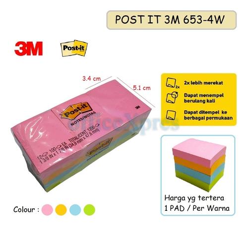 Jual Sticky note / Kertas Tempel / Kertas Memo / Note Paper 3M SNT 653 ...