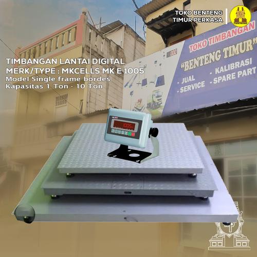 Jual timbangan lantai digital 5 ton floorscale MKCELL MK E1005 - 120x120cm - Kota Bekasi ...