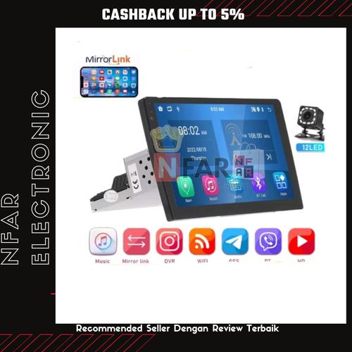 Jual Head Unit Single Din Bluetooth Android 12 GPS Headunit 9 10 inch ...