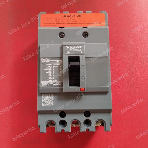 Jual MCCB EZC 100N 3P 100A Schneider - Jakarta Pusat - Mitra Jaya 833 ...