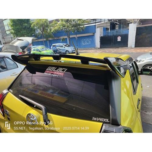 Jual Spoiler Urbanite mobil AGYA / AYLA 2023 ferrari variasi - Hitam ...