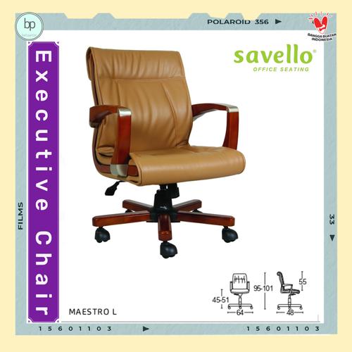 Jual Kursi Kantor Direktur Savello Maestro L-Kursi Kerja Kantor Kayu ...