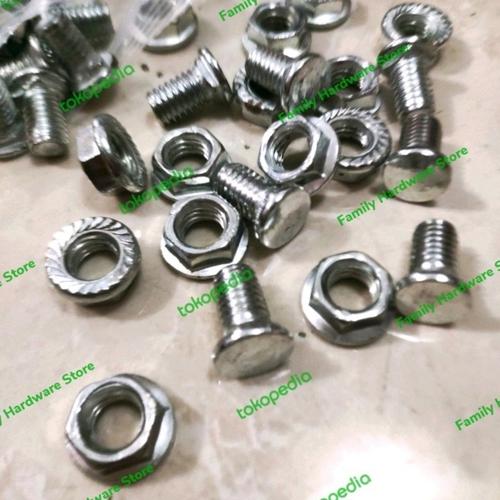 Jual Baut Mur Besi Rak Siku Bolong Lubang Baut Bulat - Kota Medan ...
