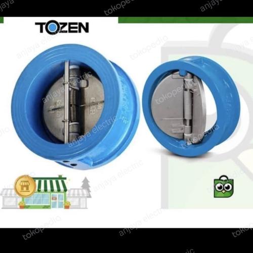 Jual TOZEN wafer check valve 8" DN200 double door SS304 ORIGINAL ...