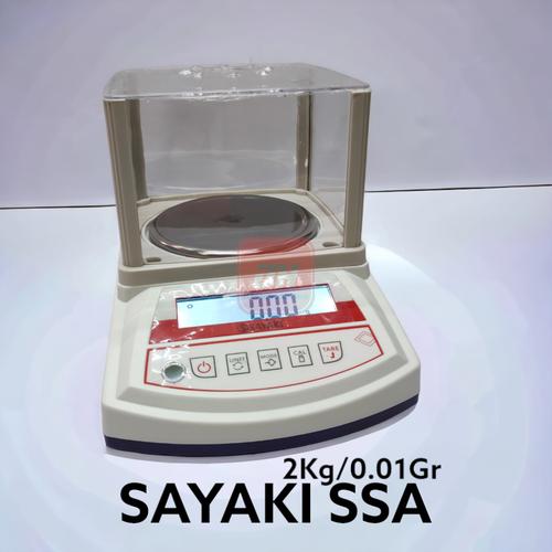 Jual Timbangan emas, lab SAYAKI SSA kap 2Kg / 0,01Gr - Jakarta Barat - timbangan murah | Tokopedia