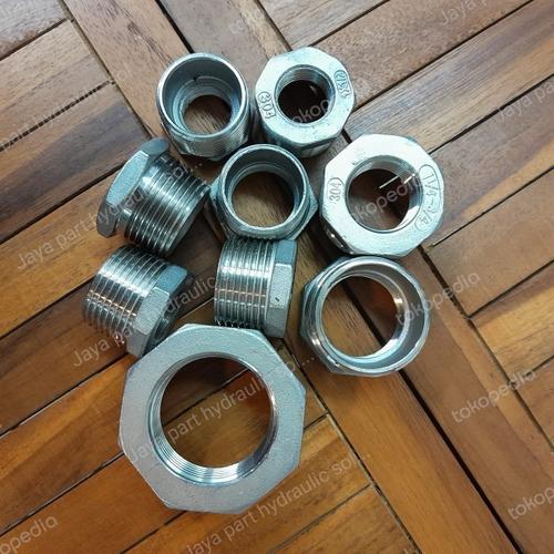 Jual VLOCK RING / BUSHING STAINLESS SS 304" 3/8 X 1/4 "INCH DRAT BSPT ...