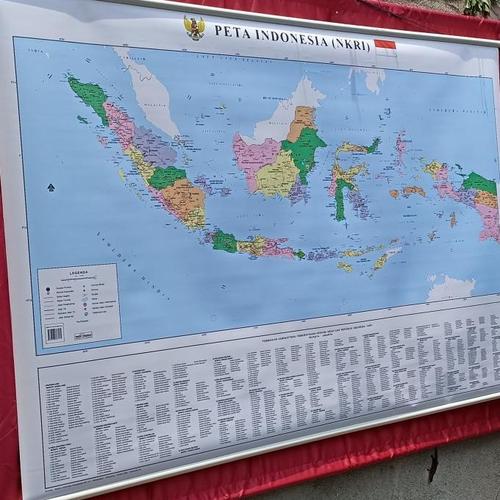 Jual Code Peta Indonesia Besar Peta Dinding 38 Prov Ready - Kab. Bekasi ...