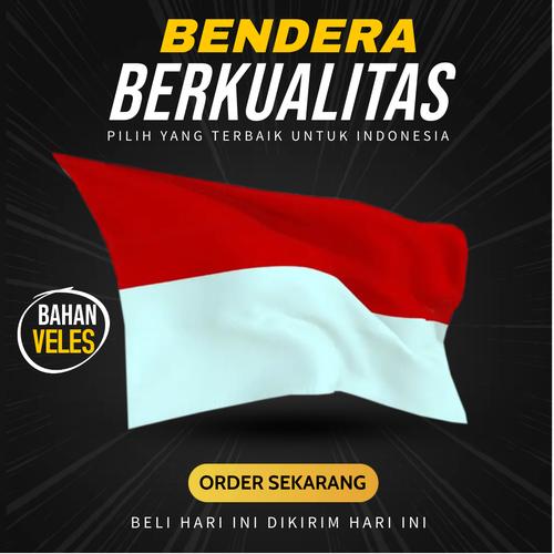 Jual Bendera Merah Putih Negara Indonesia Sedang Kecil Besar Panjang ...