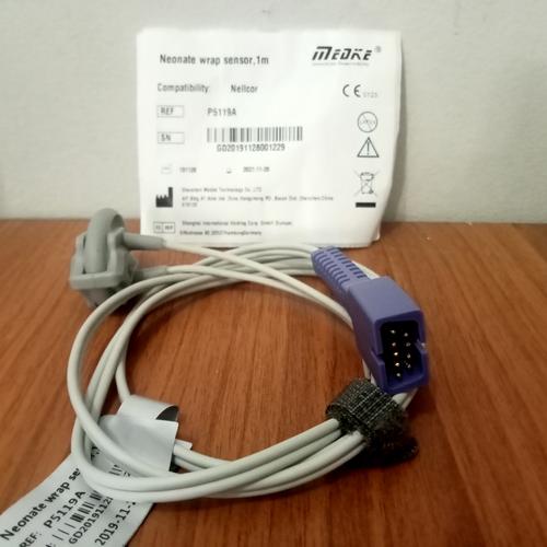 Jual SpO2 sensor/oximetry sensor bayi/neonate nellcor 9 pin 1 meter ...