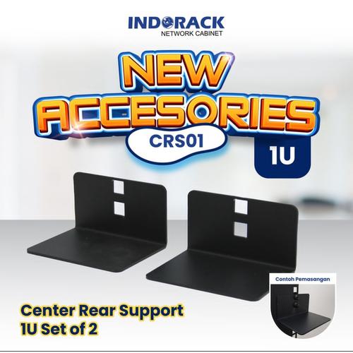 Jual CRS01 Center Rear Support Rack INDORACK 1U Frame Tengah Rak Server ...