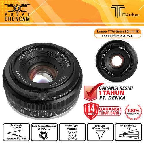 Promo TTArtisan 25mm f2 Lens for Fujifilm X -TT Artisan 25mm f/2 X ...