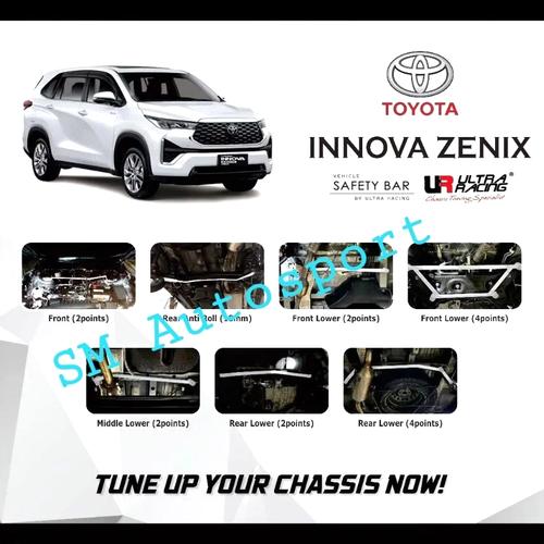 Jual ULTRA RACING Chassis Tuning Safety Bar Stabiliser TOYOTA INNOVA ...