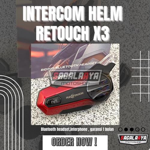 Jual Intercom Helm Retouch X3 Original Bluetooth - Kota Bandung ...