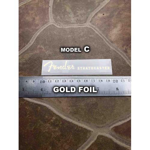 Jual Sticker Tempel Gitar Fender Stratocaster Headstock Elektrik Strato ...