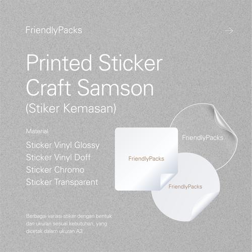 Jual Custom Cetak Desain Label Sticker Unik / Stiker Label - Lingkaran ...