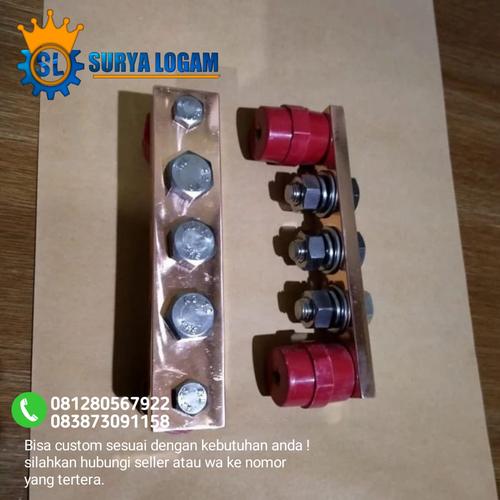 Jual busbar tembaga 3mm x 25mm x 150mm - busbar grounding - Jakarta ...