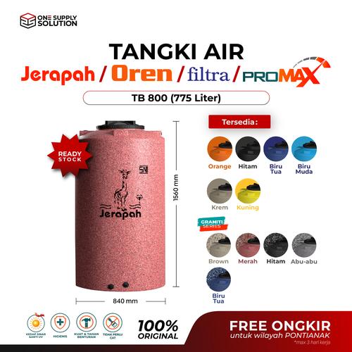 Jual Tangki Air Jerapah/Oren/Filtra/Promax TB 800 (775 Liter)/ Tandon ...