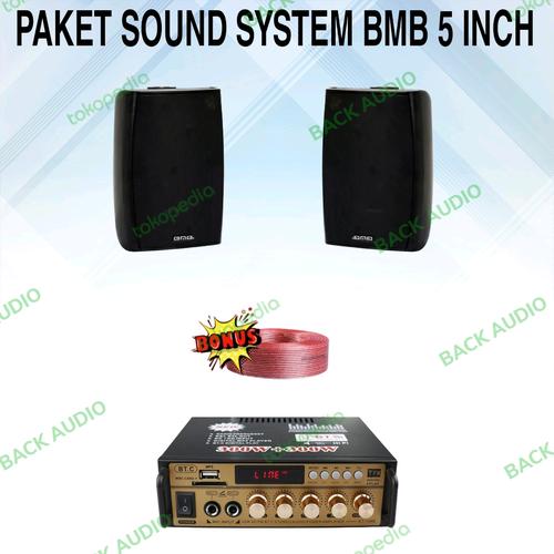 Jual PAKET SOUND SYSTEM 2 SPEAKER BMB KG 511 PAKET INDOOR DAN OUTDOOR ...
