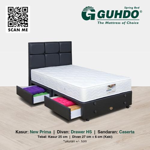 Jual Kasur Guhdo Drawer HS New Prima Set Caserta Tebal 25Cm-jabodetabek - Biru, 200 x 200 ...